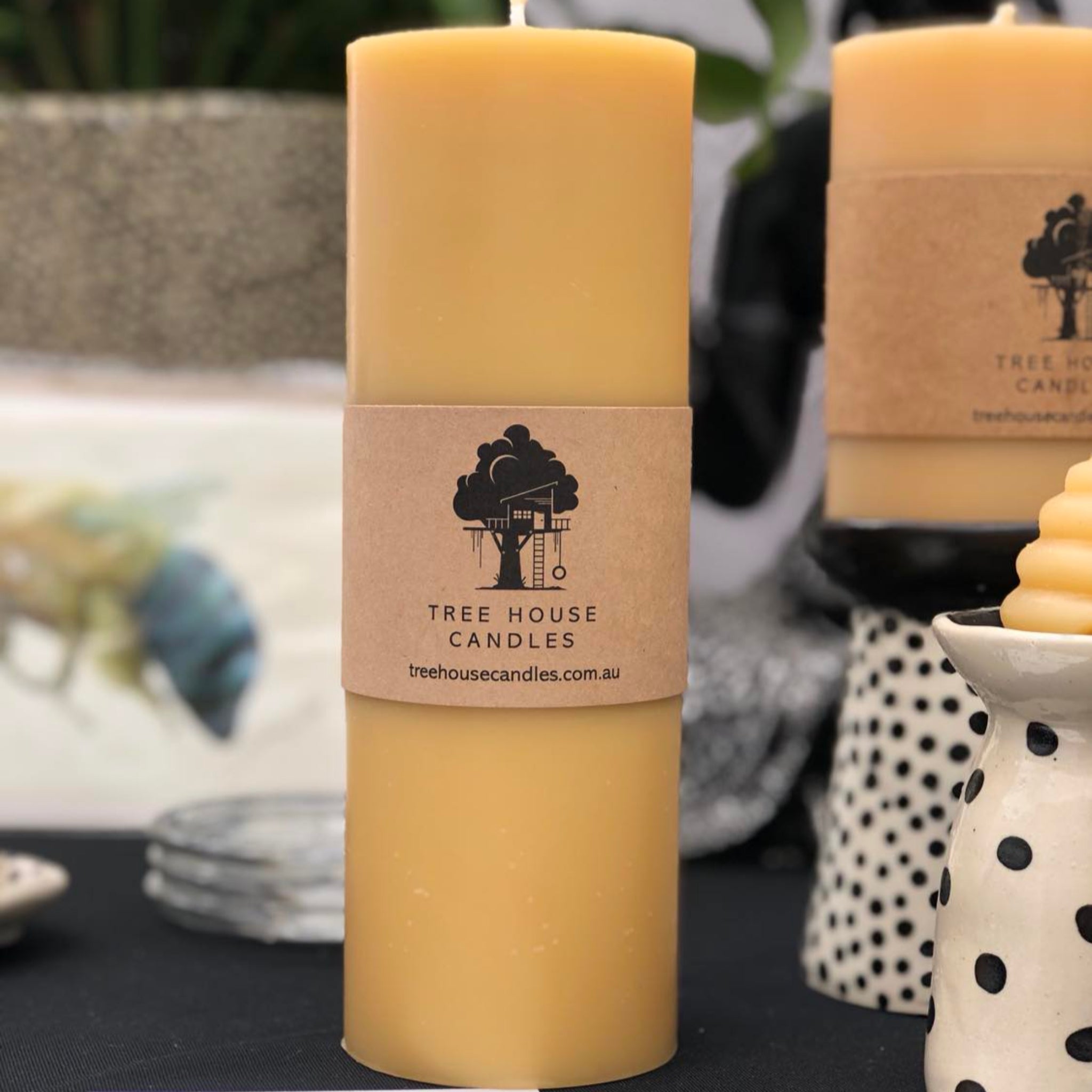 3XL Beeswax Pillar Candle Australia | Tree House Candles - Tree House ...